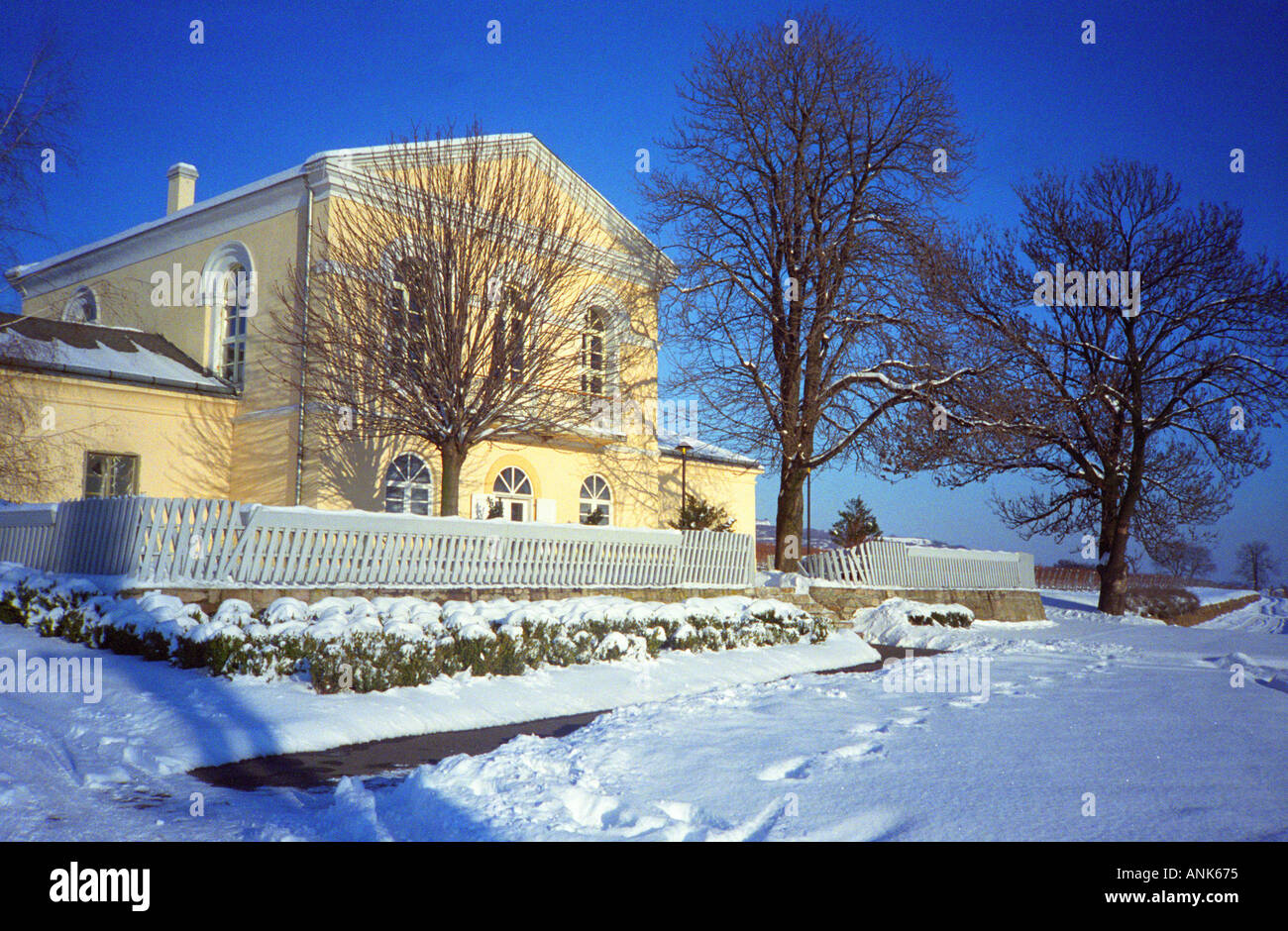 At the Disznoko winery in Tokaj: the “Yellow House” restaurant. The ...