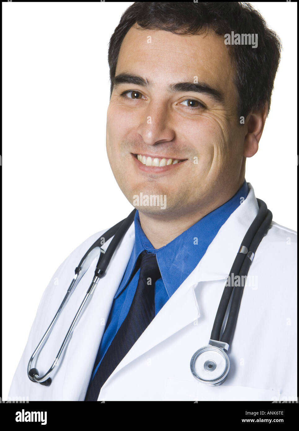 Portrait of a male doctor smiling Stock Photo - Alamy