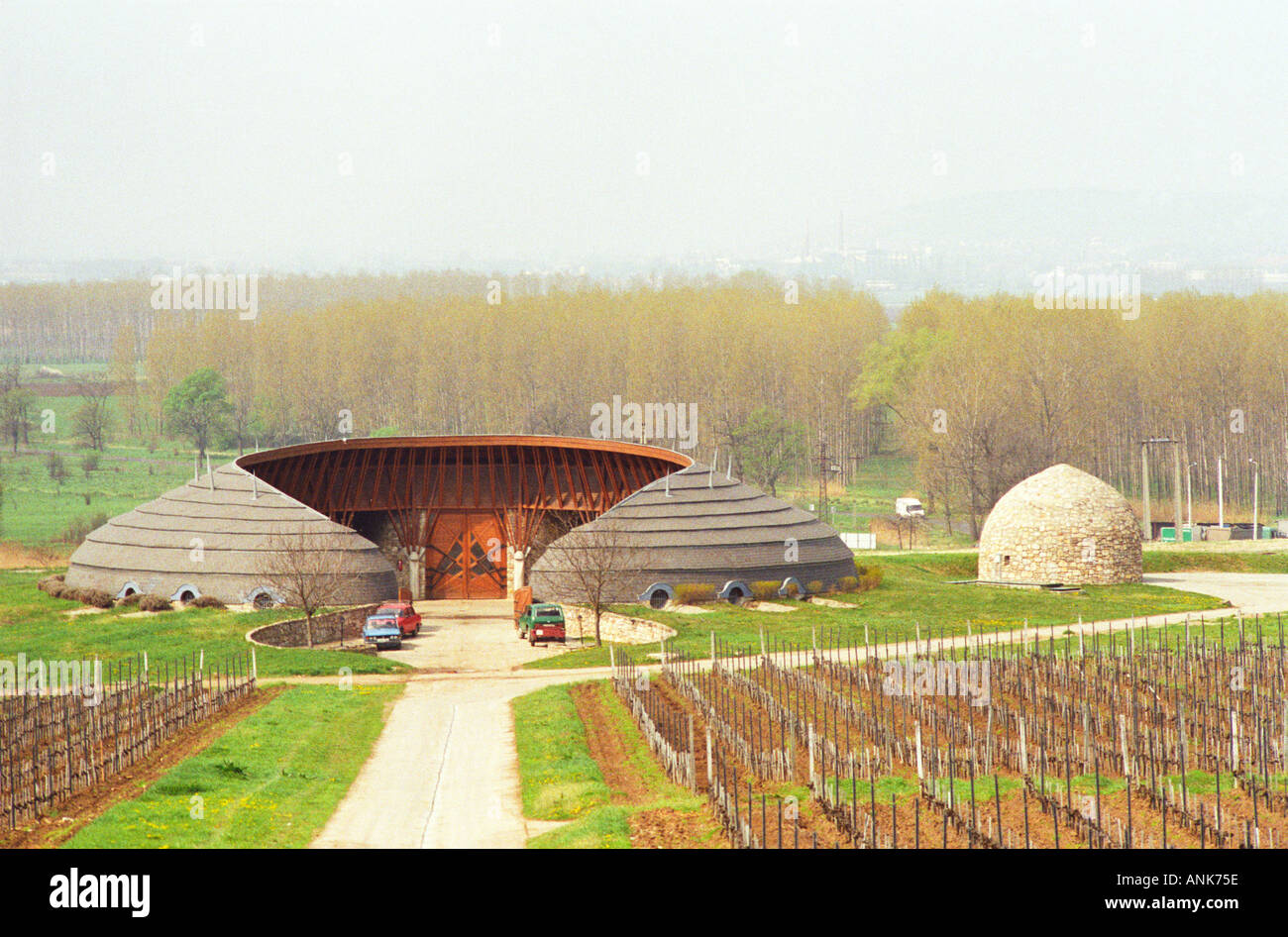 The Disznoko winery in Tokaj: the famous tractor garage built in the ...