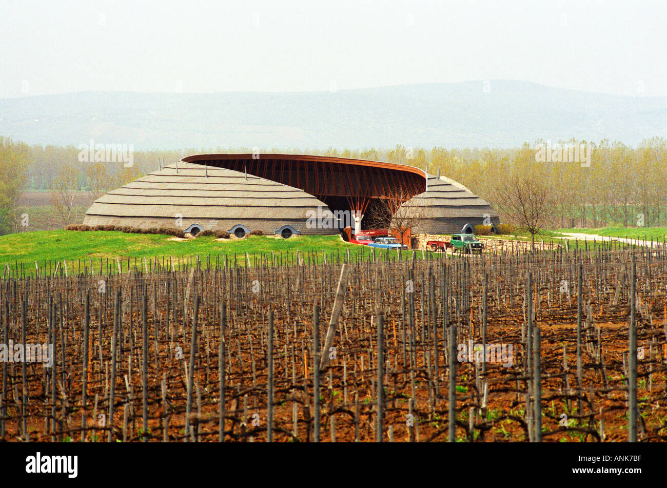 The Disznoko winery in Tokaj: the famous tractor garage built in the ...