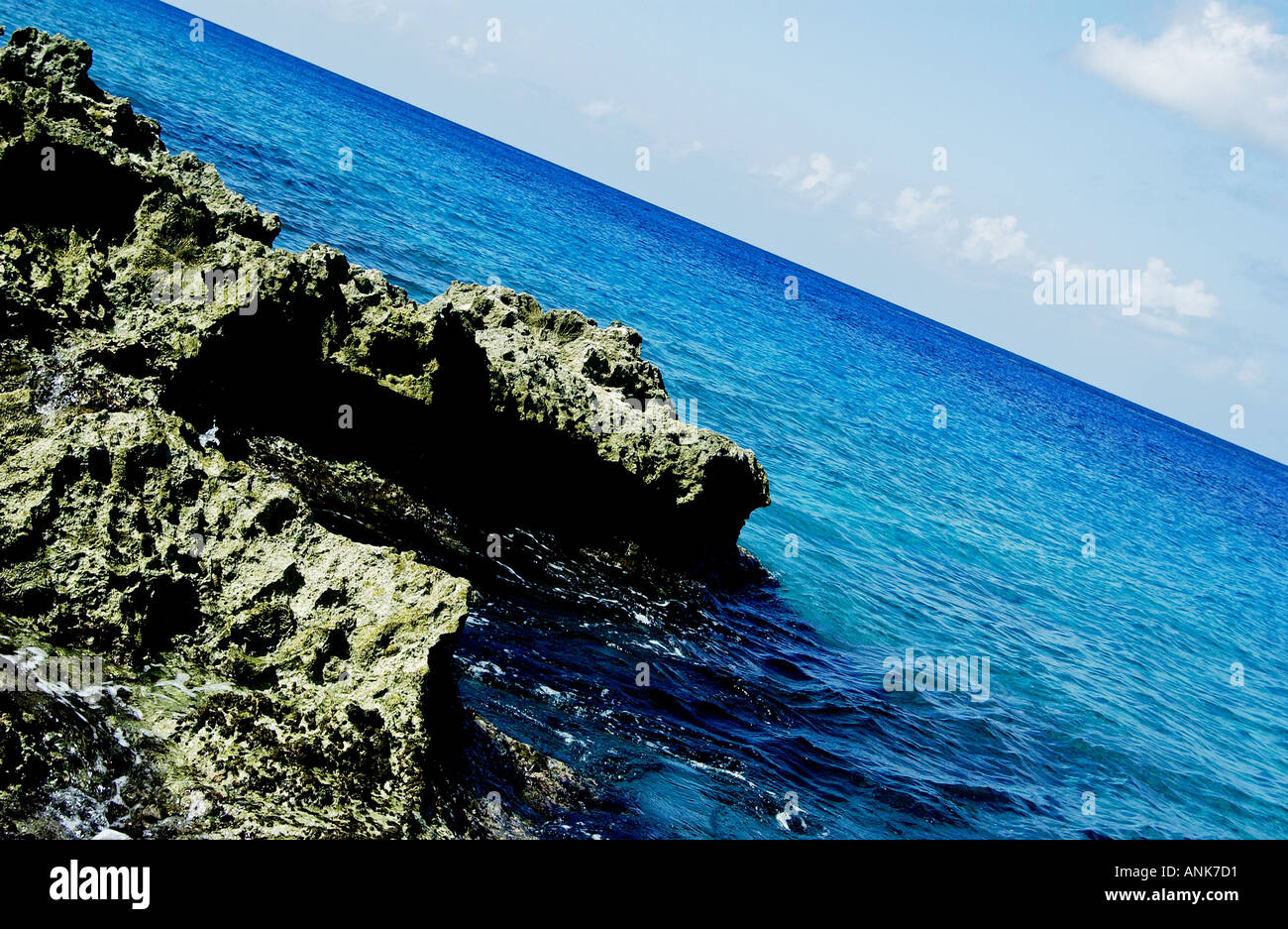 Scenic waterfront at Cayman Islands Stock Photo - Alamy