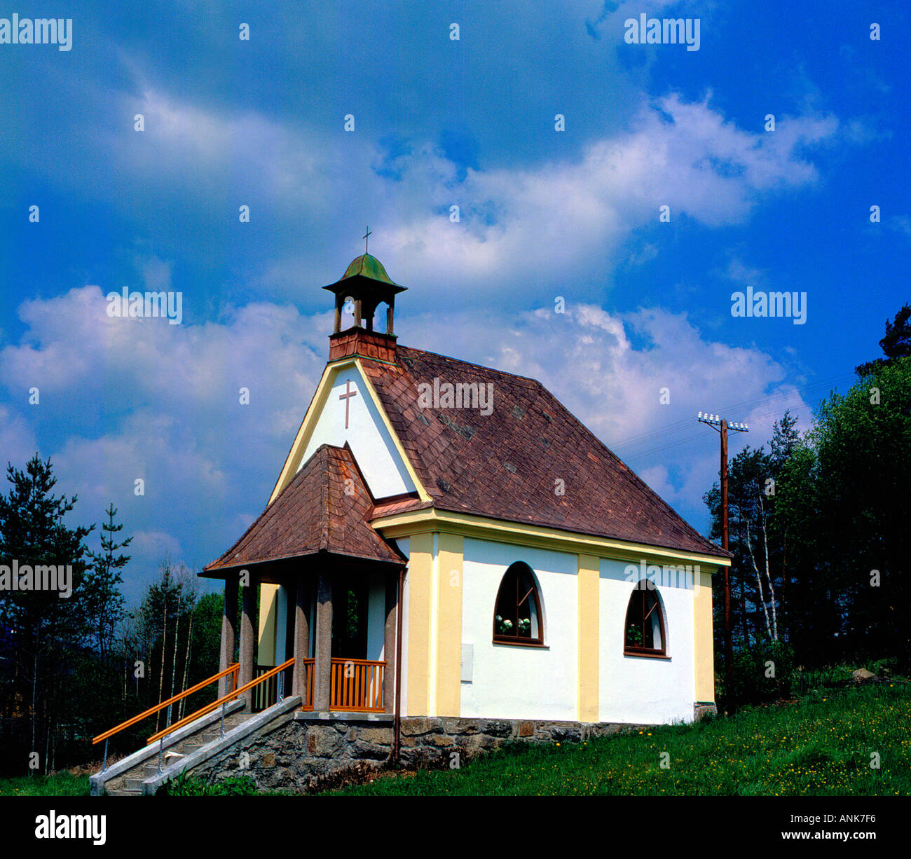 church St Anna, Sumava National Park, Czech Republic, Europe. Photo by Willy Matheisl Stock ...