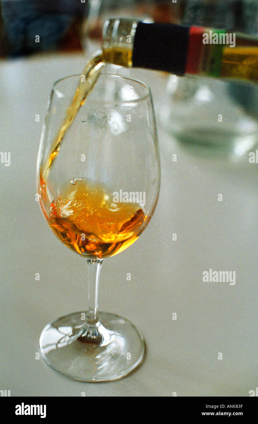 The Disznoko winery in Tokaj: in the tasting room, Mr Laszlo Meszaros ...