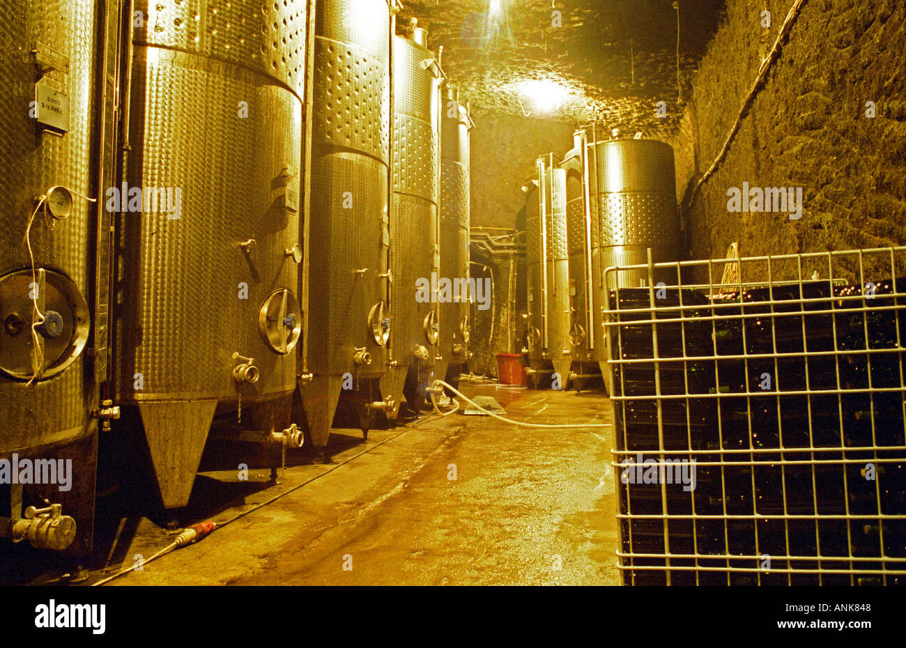 Underground fermentation tanks hi-res stock photography and images - Alamy