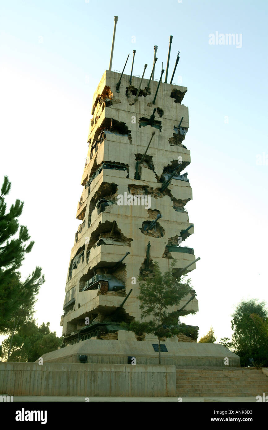 Tank monument memorial in Beirut Lebanon Stock Photo - Alamy