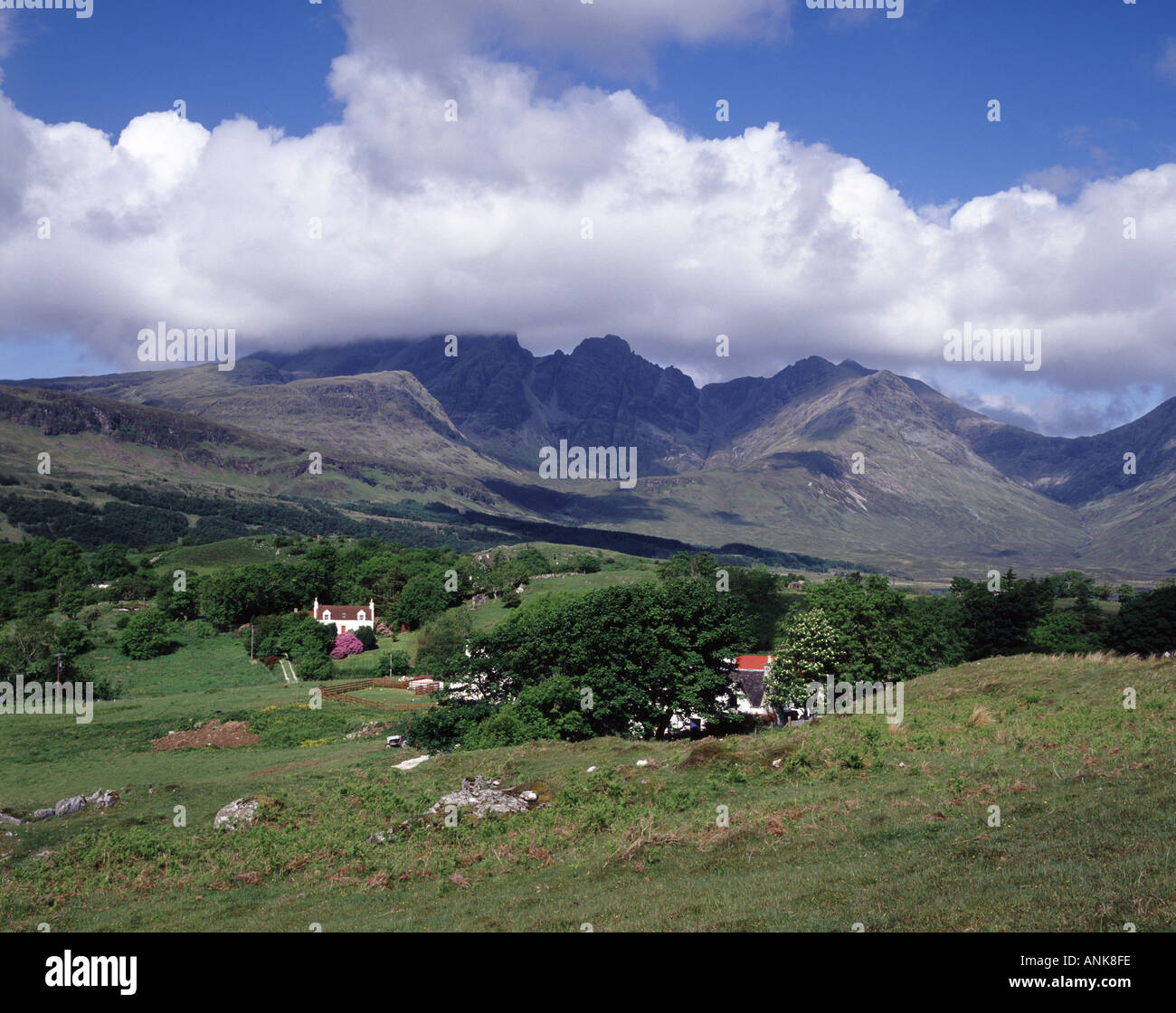 UK Scotland Highland Inverness shire Isle of Skye the mountain of ...