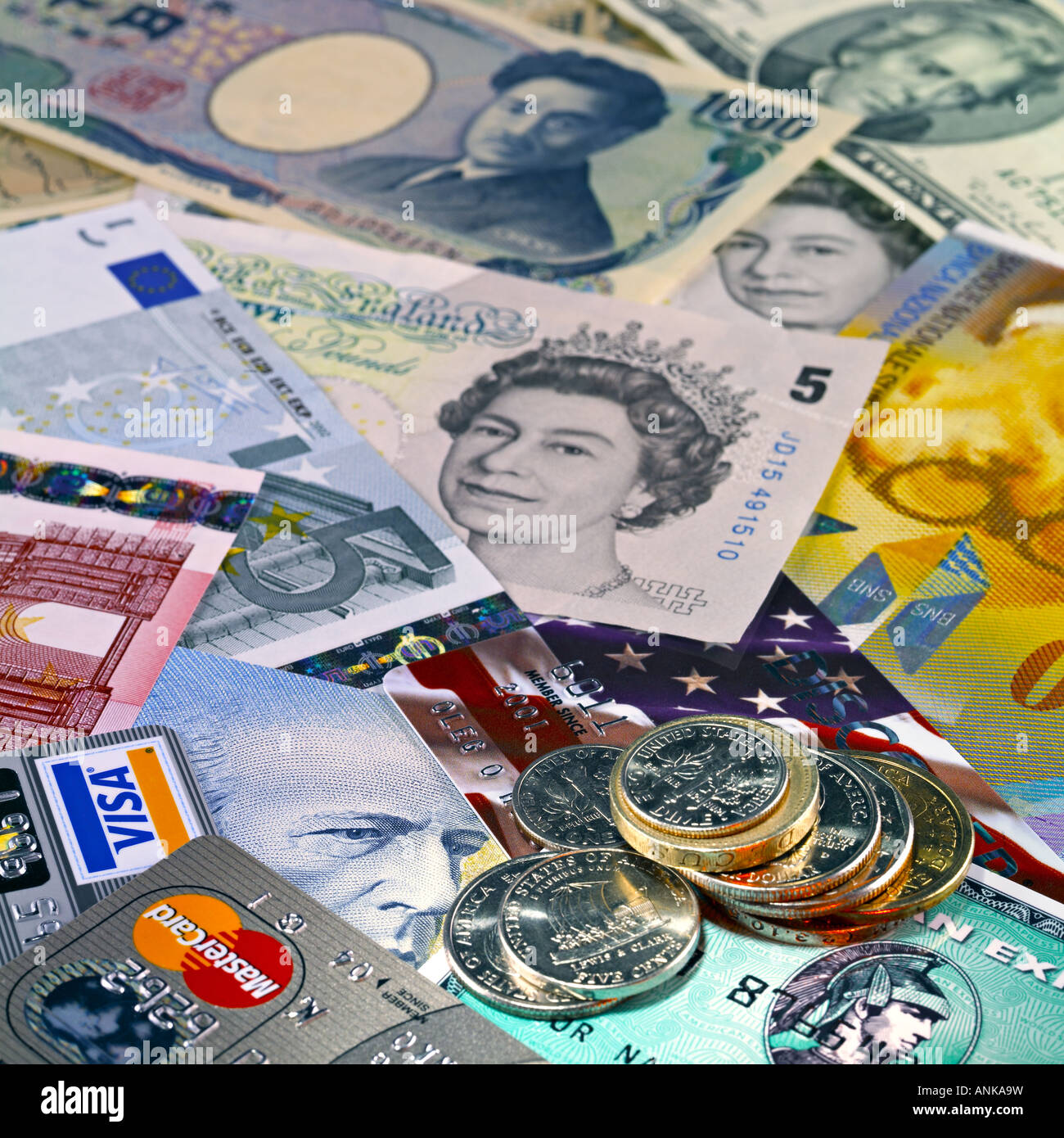 Foreign currency card hi-res stock photography and images - Alamy
