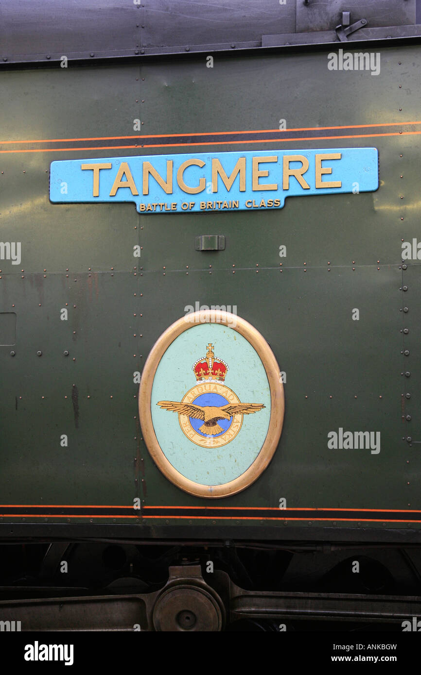 Battle of britain steam train tangmere hi-res stock photography and ...