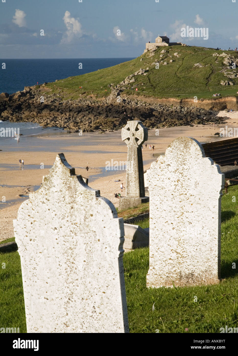 Celtic cross on seaside at Cornwall in England,UK Stock Photo - Alamy