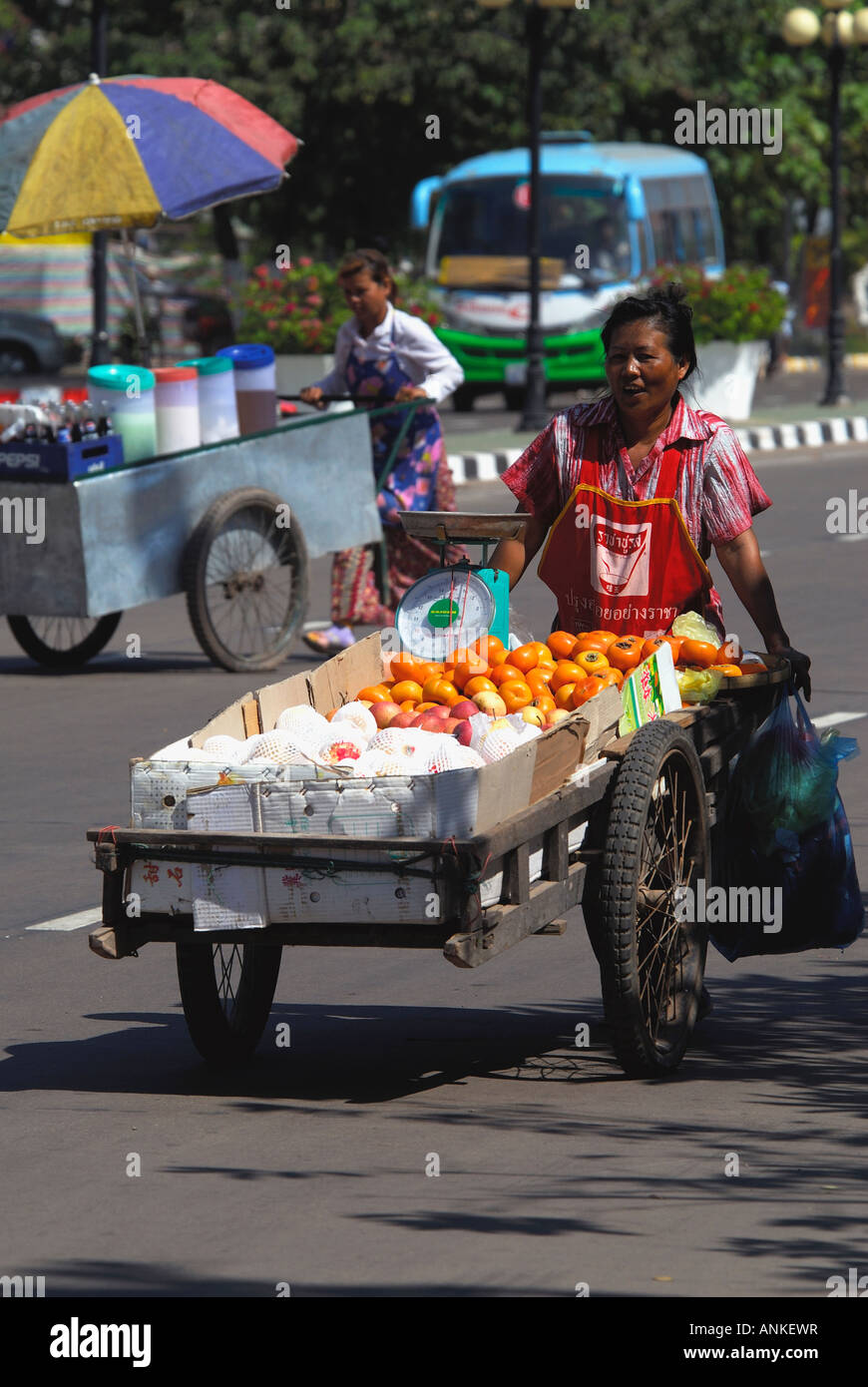 Fruit vendor laos hi-res stock photography and images - Alamy