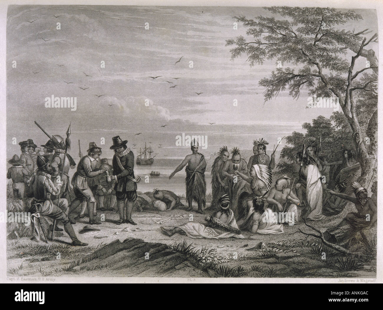 Pilgrim Fathers Visited Stock Photo - Alamy