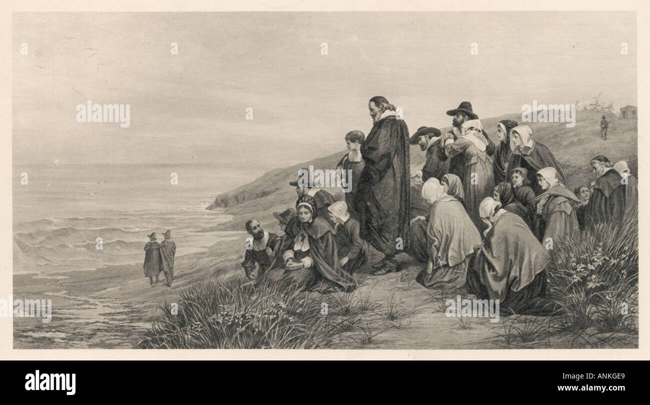 Pilgrim mayflower hi-res stock photography and images - Alamy
