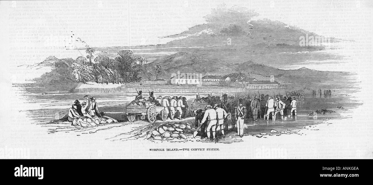 Convicts Black and White Stock Photos & Images - Alamy