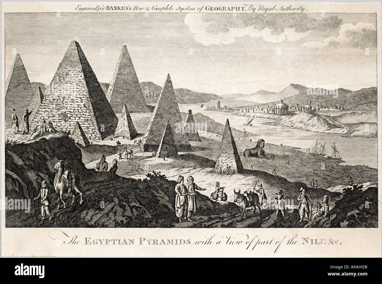 Pyramids By The Nile Stock Photo - Alamy