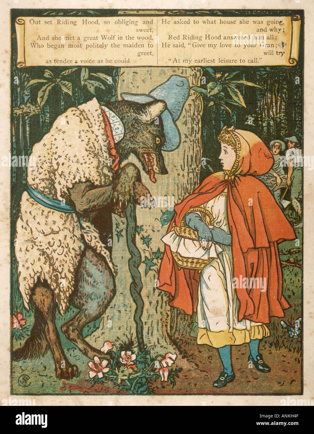 Red Riding Hood Woof Stock Photo - Alamy