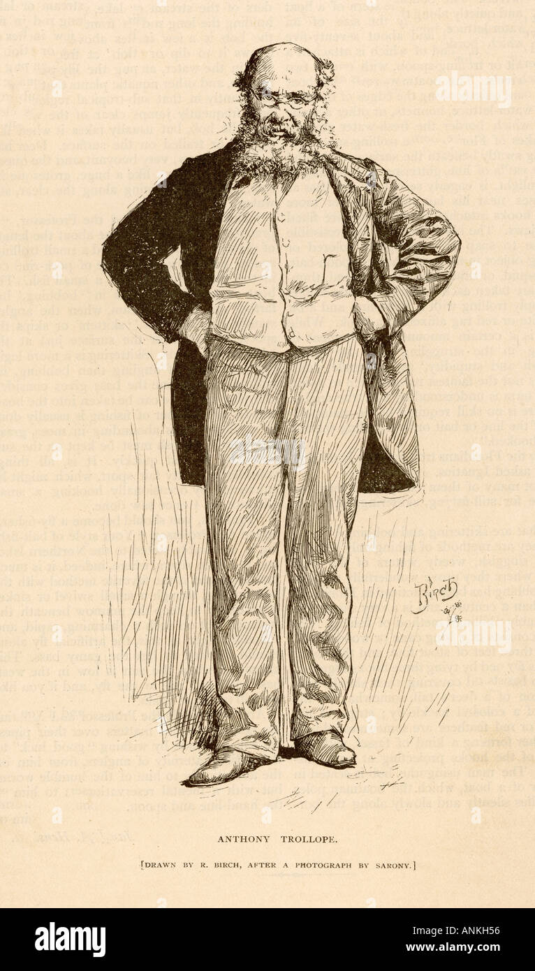 Anthony trollope 1815 1882 hi-res stock photography and images - Alamy
