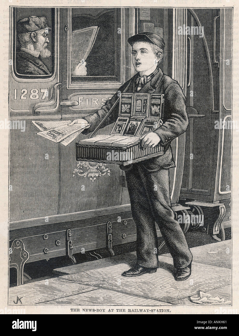 Newsboy historical hi-res stock photography and images - Alamy