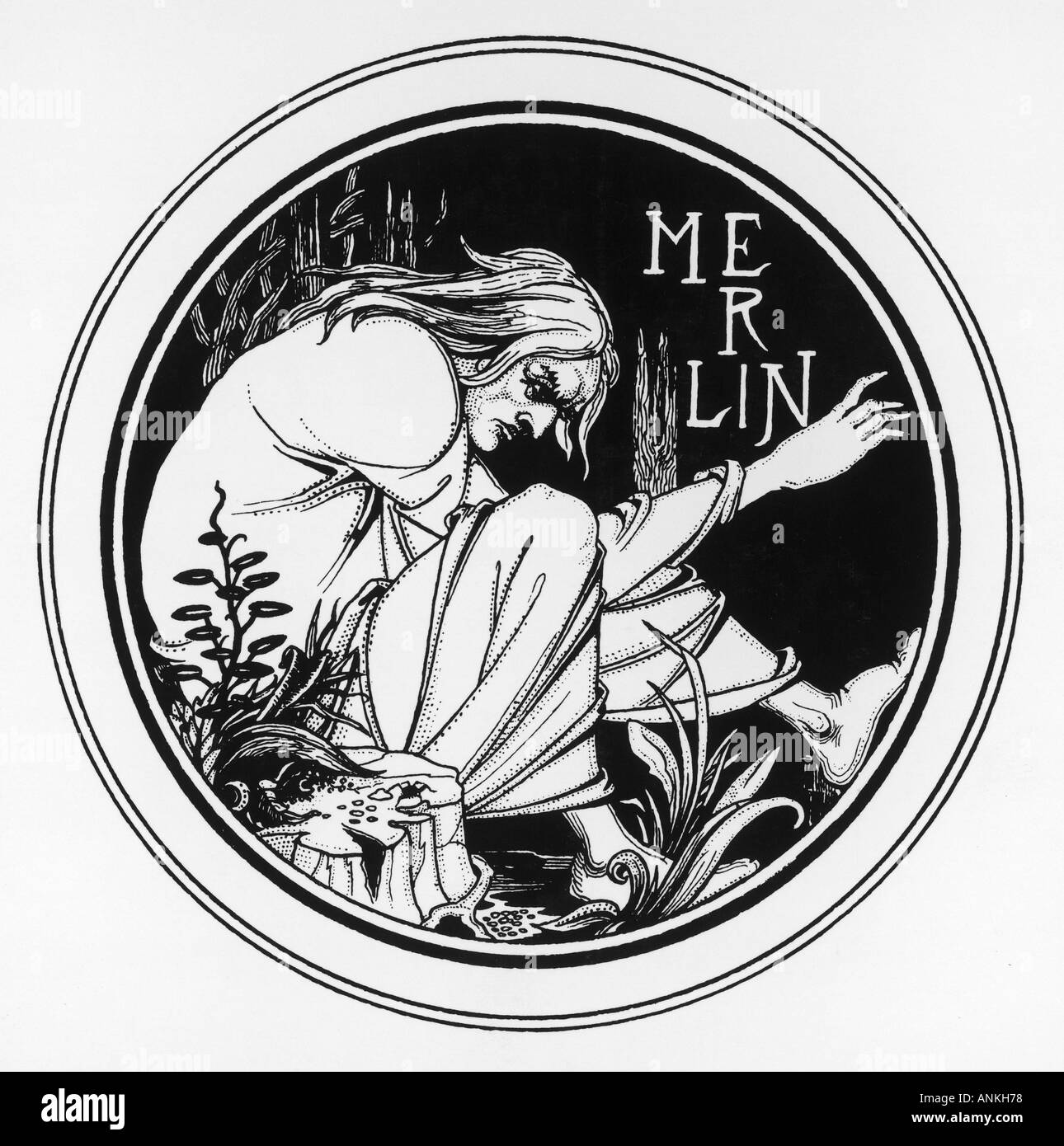 Merlin the enchanter hi-res stock photography and images - Alamy