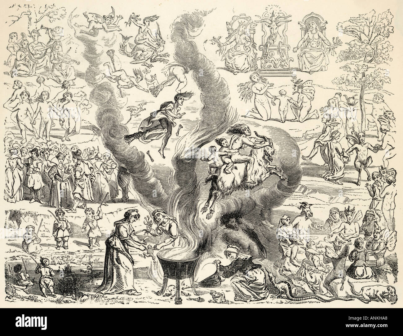 Witches sabbat hi-res stock photography and images - Alamy