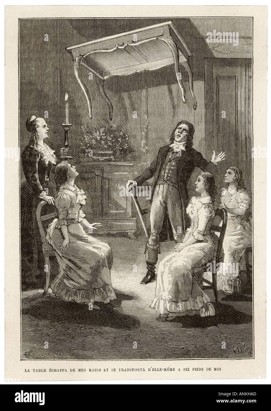 Fox Sisters Table Stock Photo - Alamy