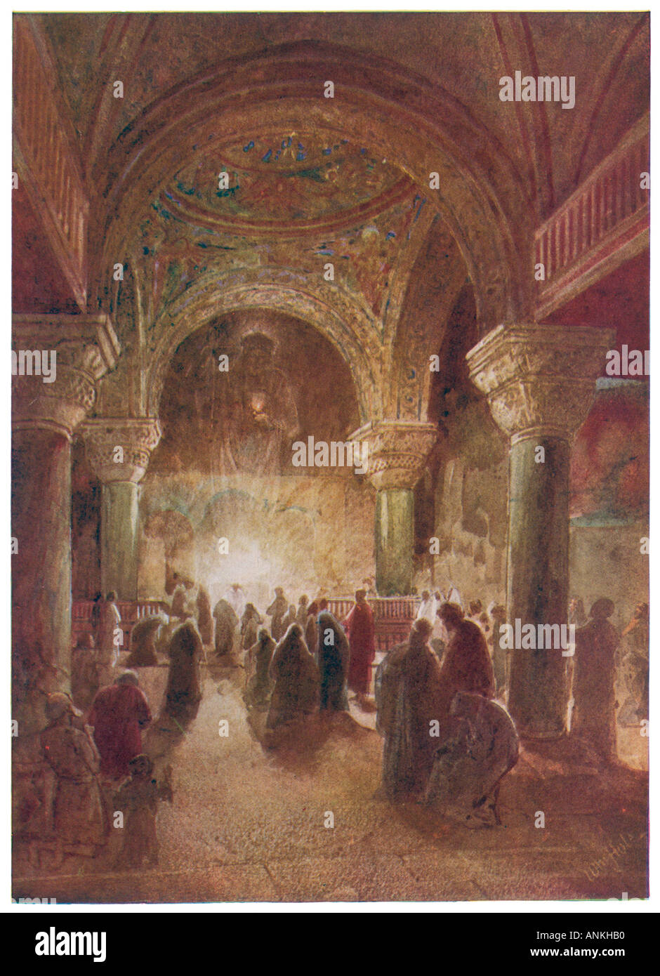 Jesus In Church Stock Photo - Alamy