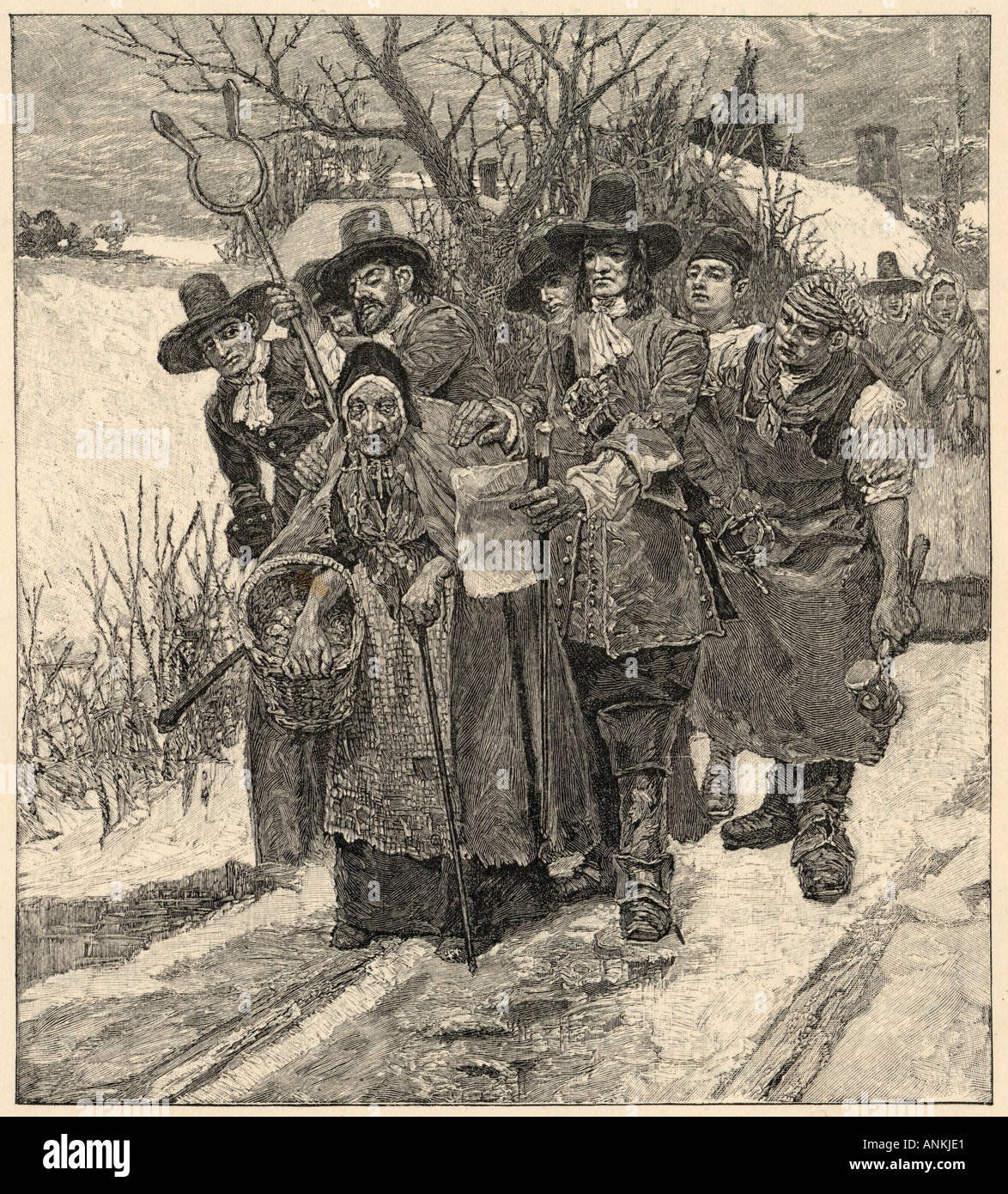 New England Witch Stock Photo - Alamy