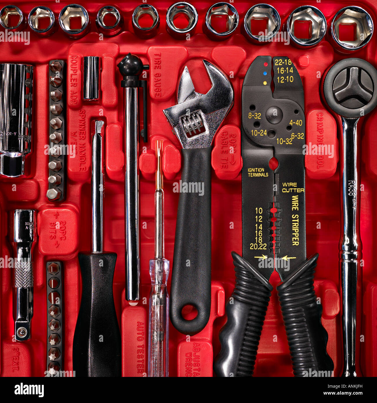 Set of metal tools Stock Photo - Alamy