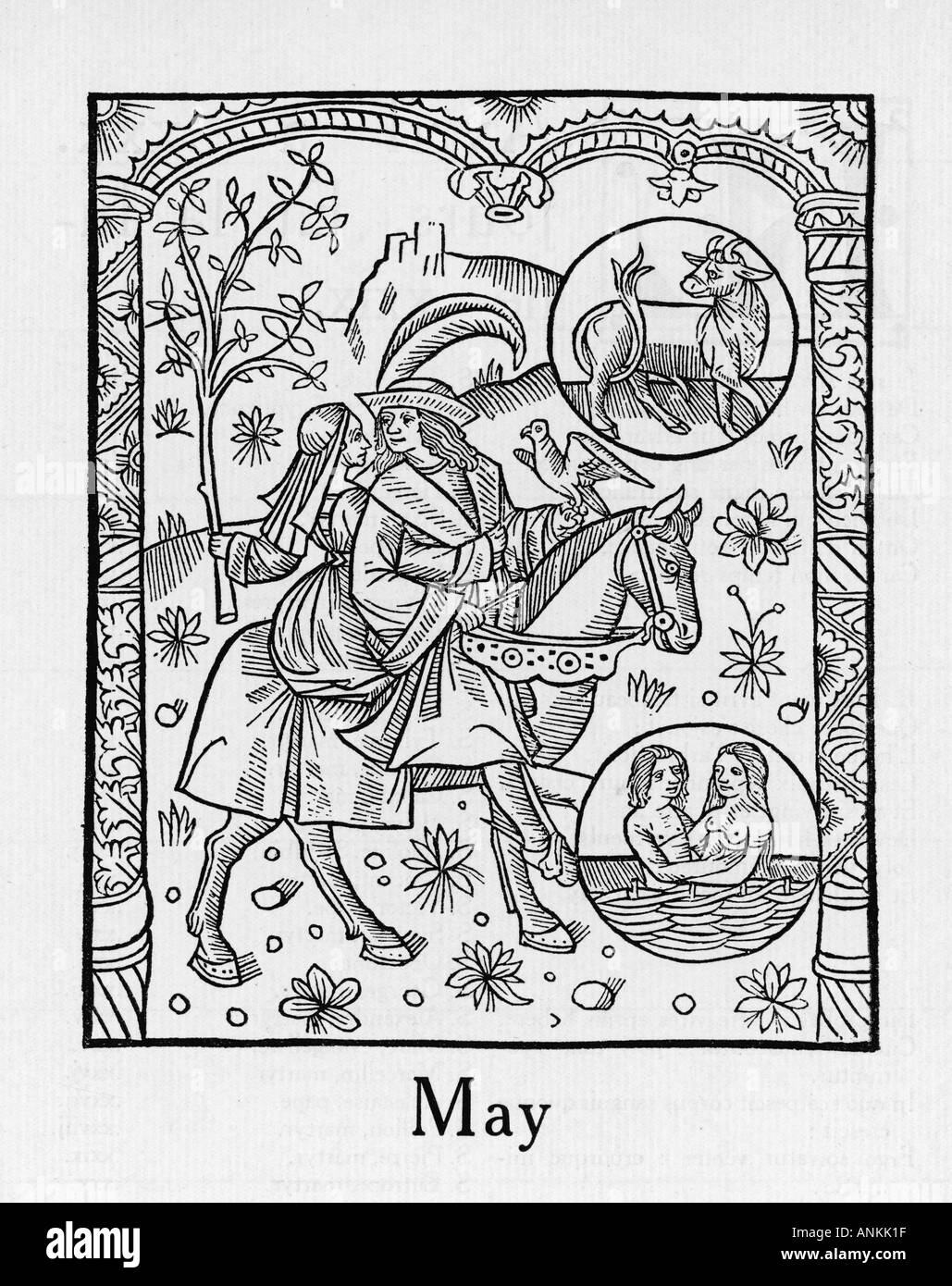 The month of may Black and White Stock Photos & Images - Alamy