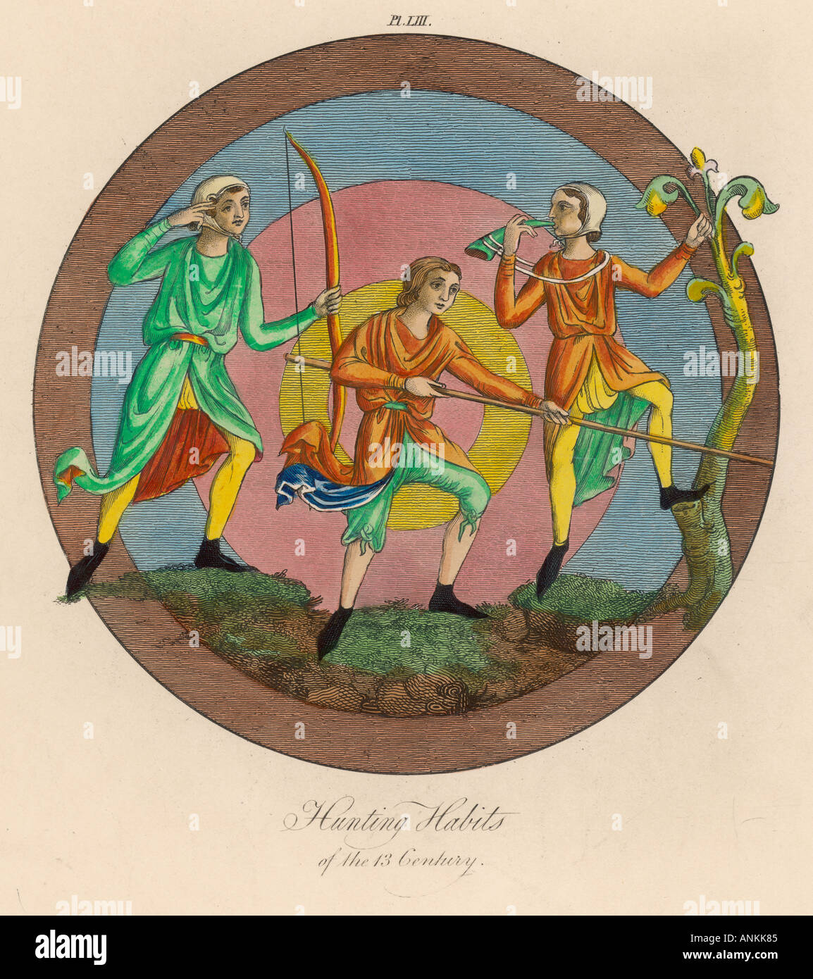 Strutt Hunting Habits Stock Photo - Alamy