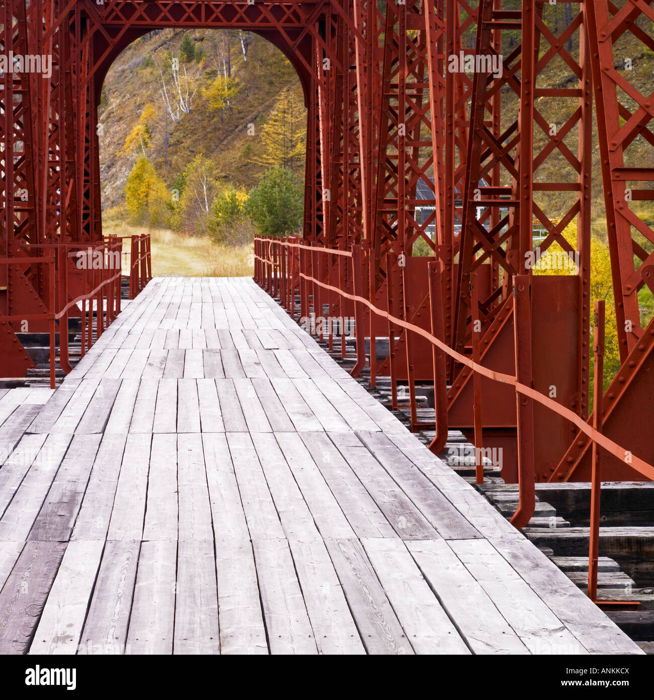 Military railroad bridge across hi-res stock photography and images - Alamy