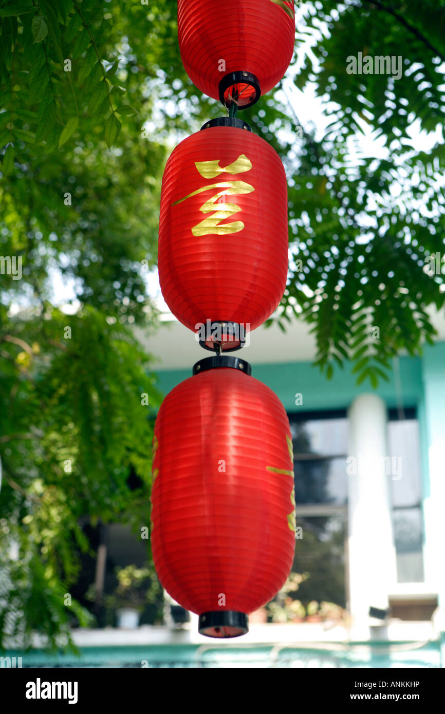 Shamian Dao Sand Surface Island, Guangzhou, China. Chinese Lantern ...