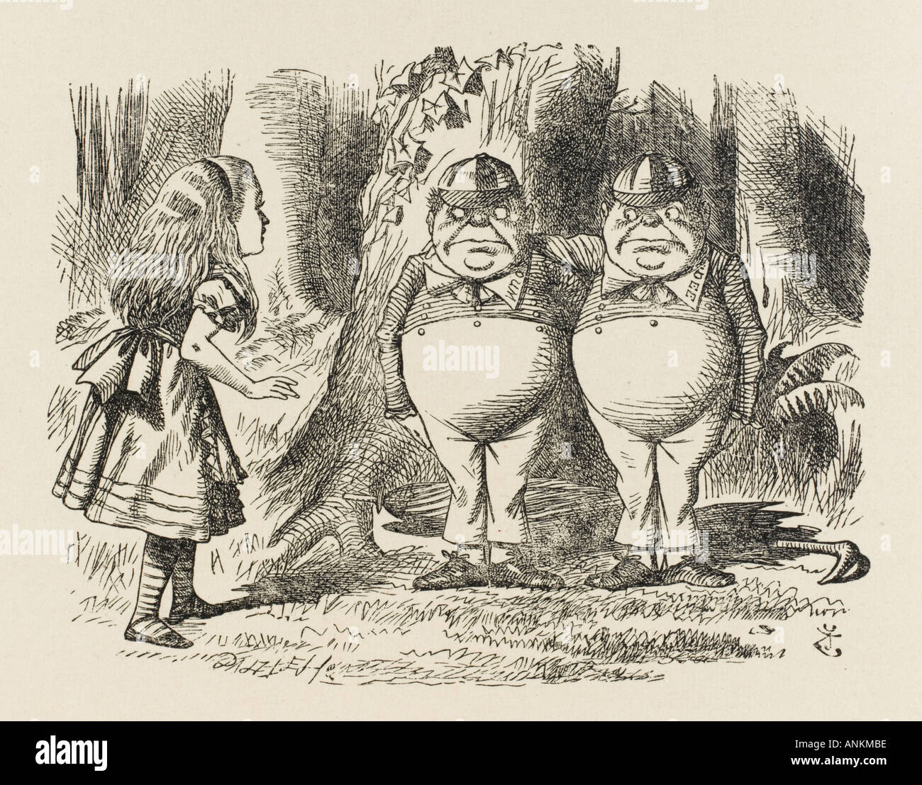 Tweedledum and tweedledee hi-res stock photography and images - Alamy