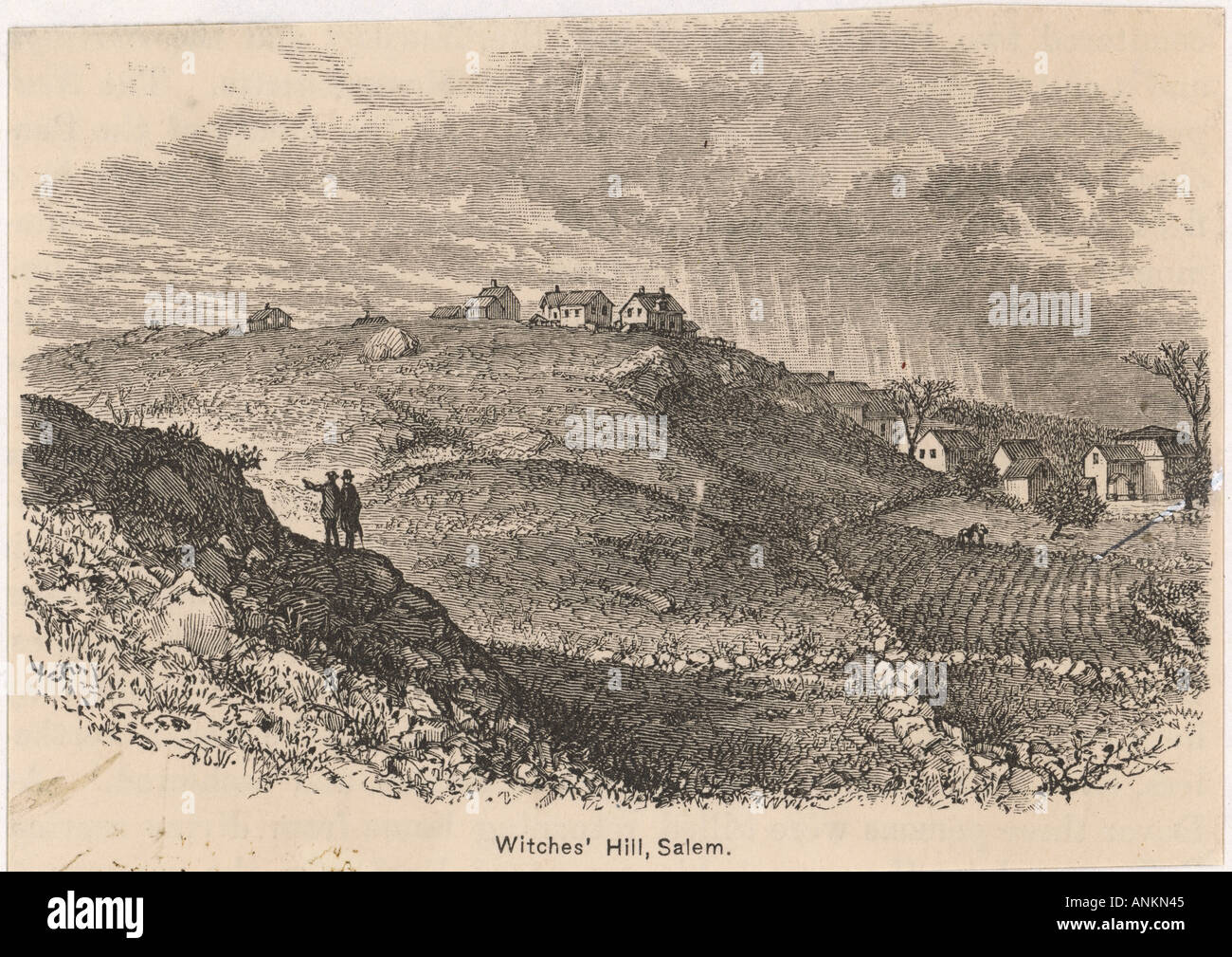 Witches Hill Salem Stock Photo - Alamy