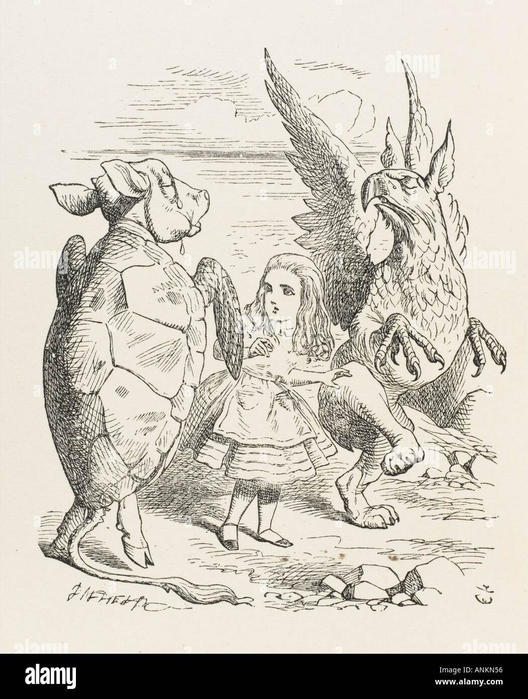 Alice Lobster Quadrille Stock Photo - Alamy