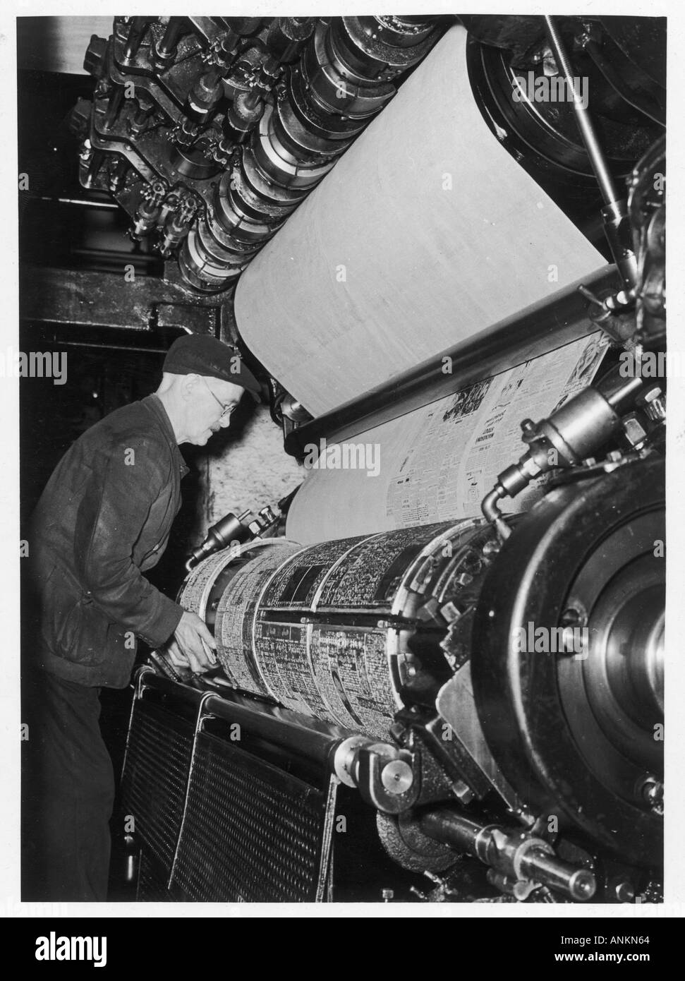 Rotary press hi-res stock photography and images - Alamy