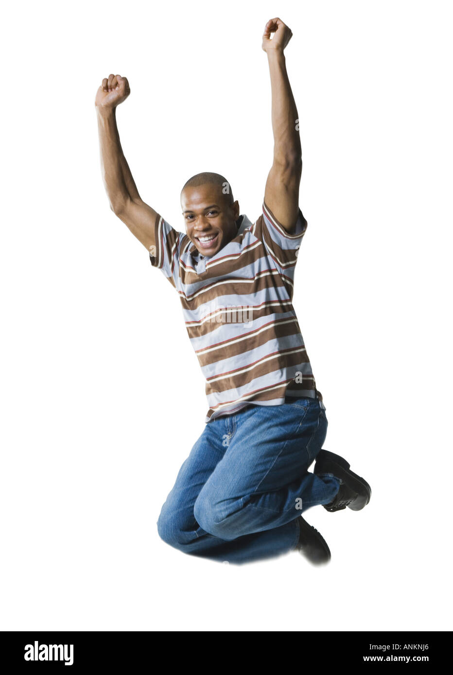 Shaved head man portrait Cut Out Stock Images & Pictures - Alamy