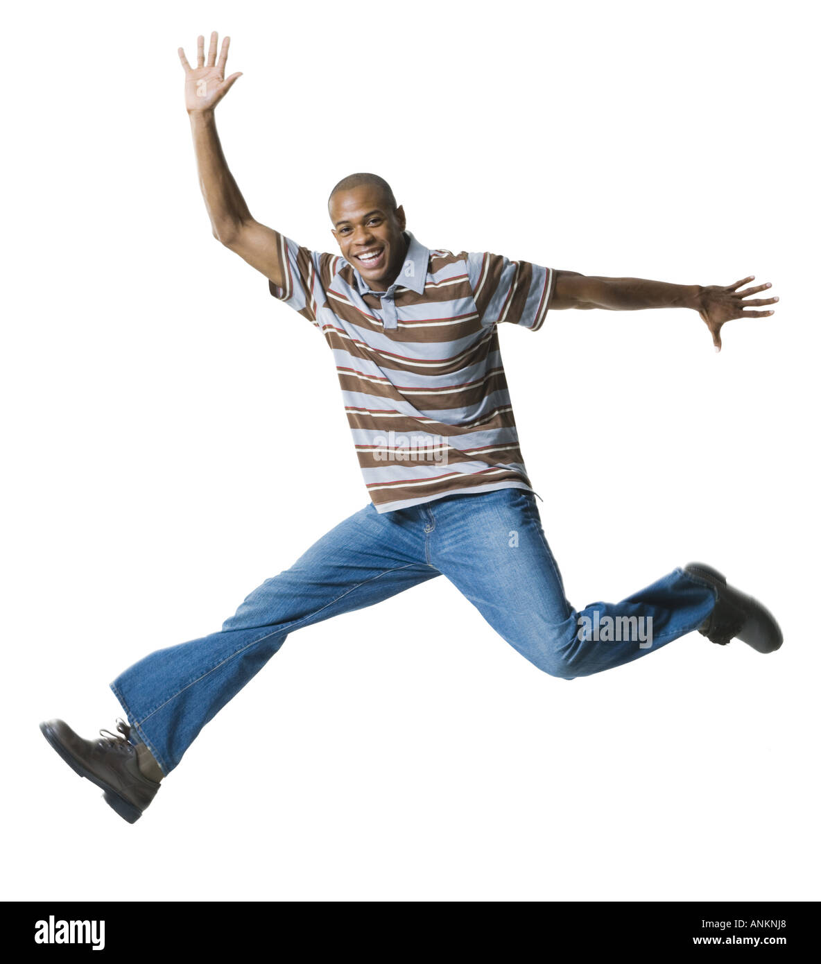 Shaved head man portrait Cut Out Stock Images & Pictures - Alamy