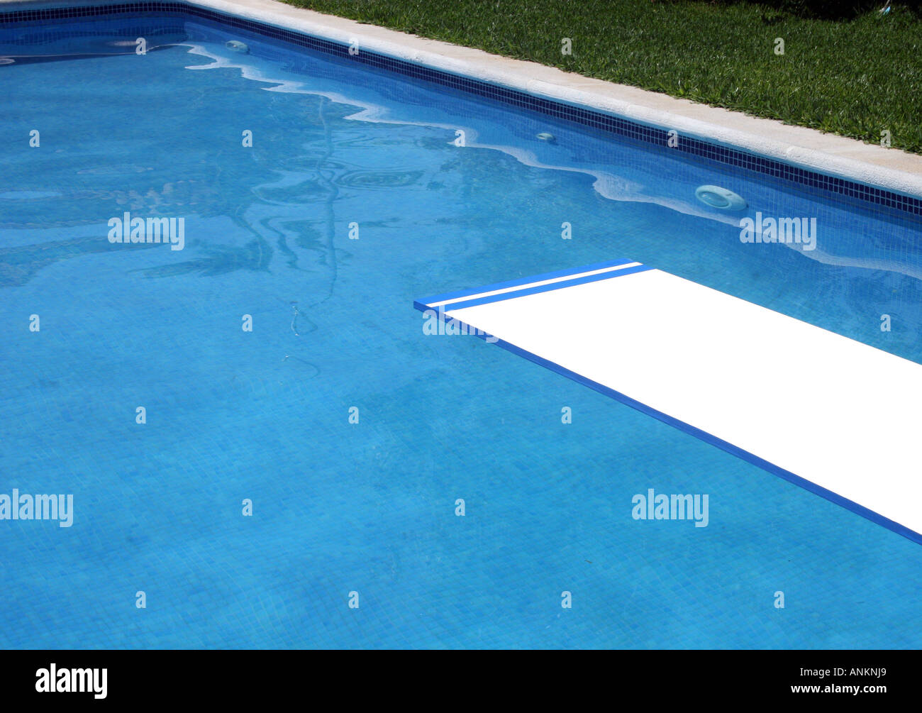 Swimming pool diving board hi-res stock photography and images - Alamy