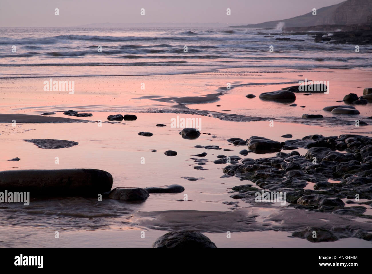 Pebbles on beach dunraven hi-res stock photography and images - Alamy