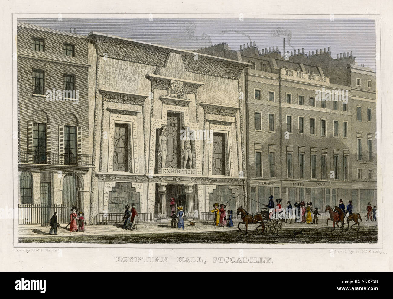 Egyptian hall, piccadilly hi-res stock photography and images - Alamy