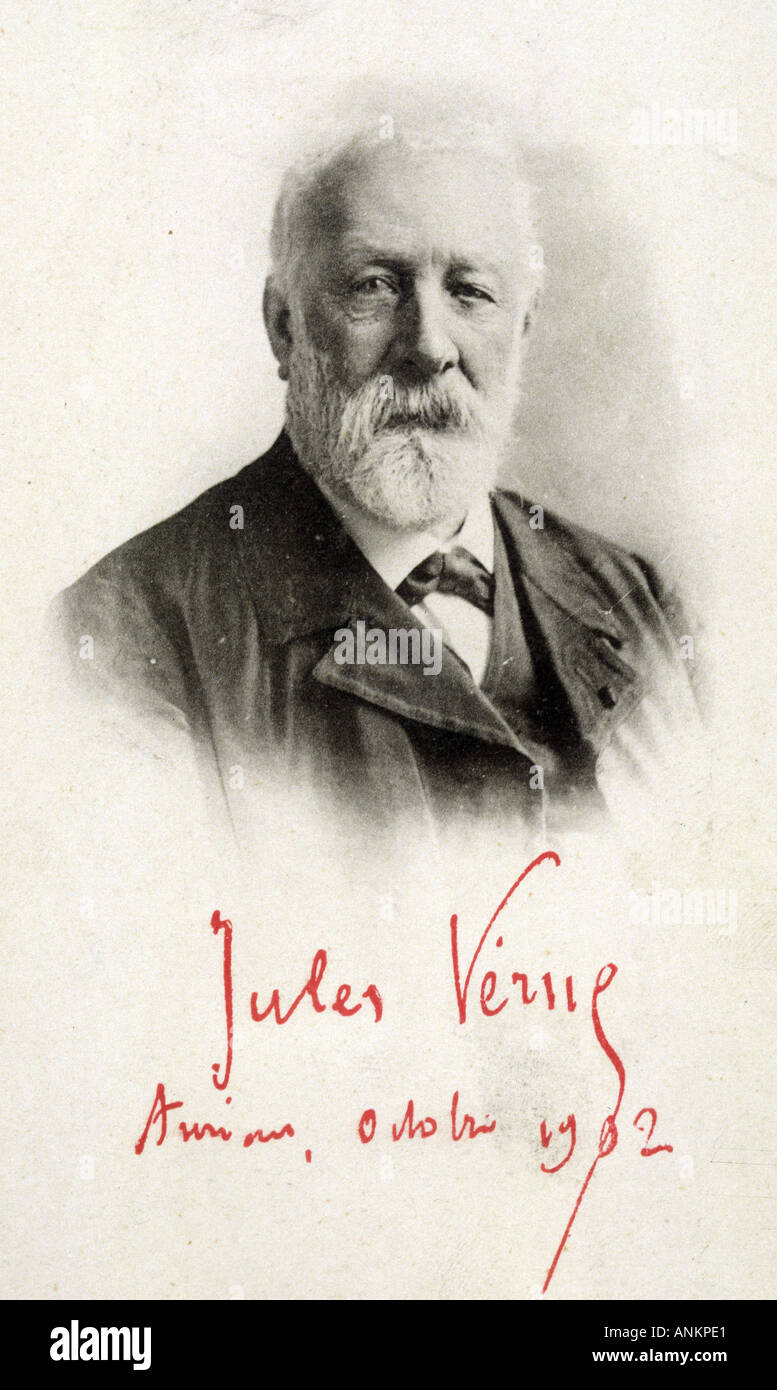 Jules verne french science fiction writer hi-res stock photography and ...