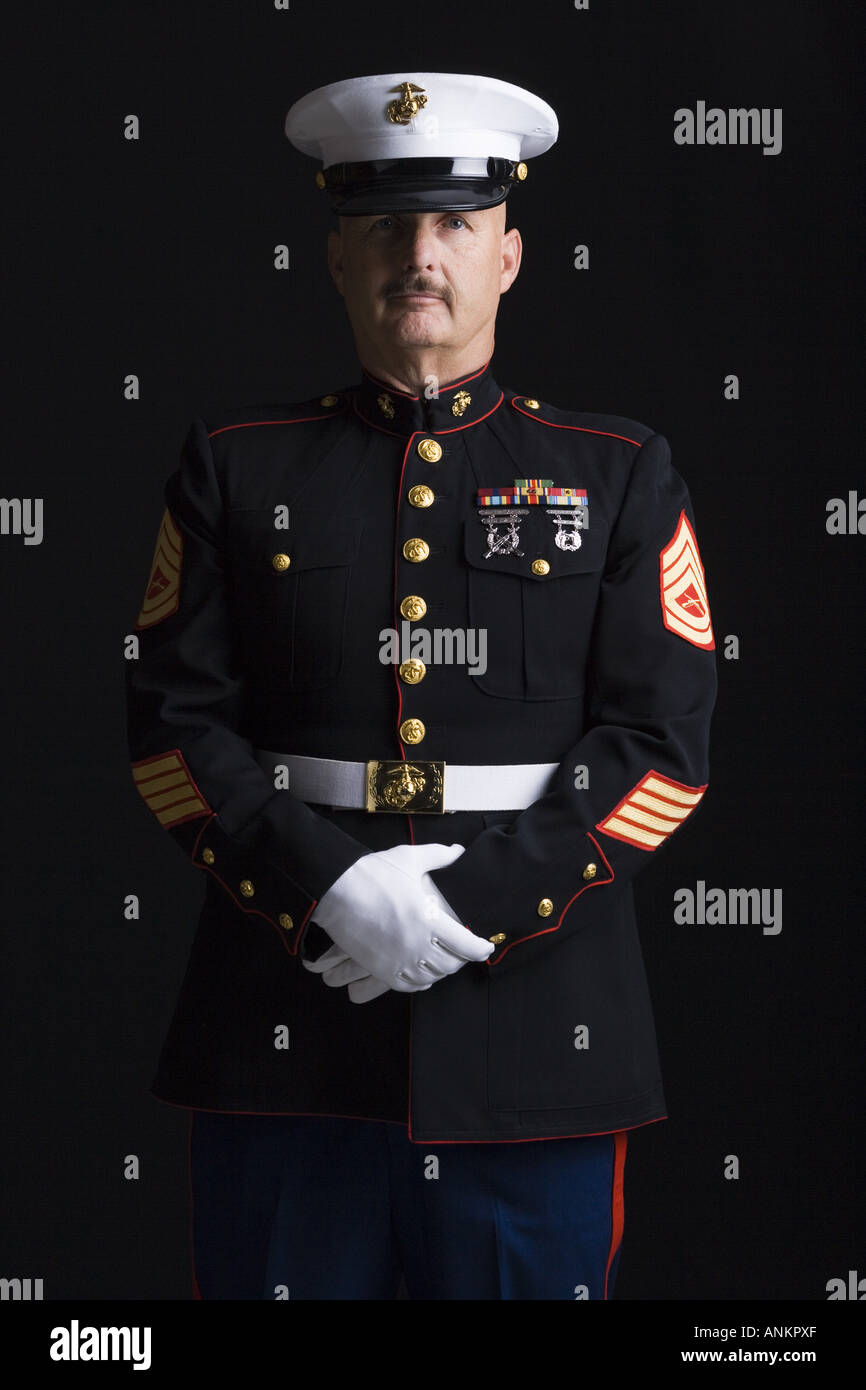 Portrait of a soldier Stock Photo - Alamy