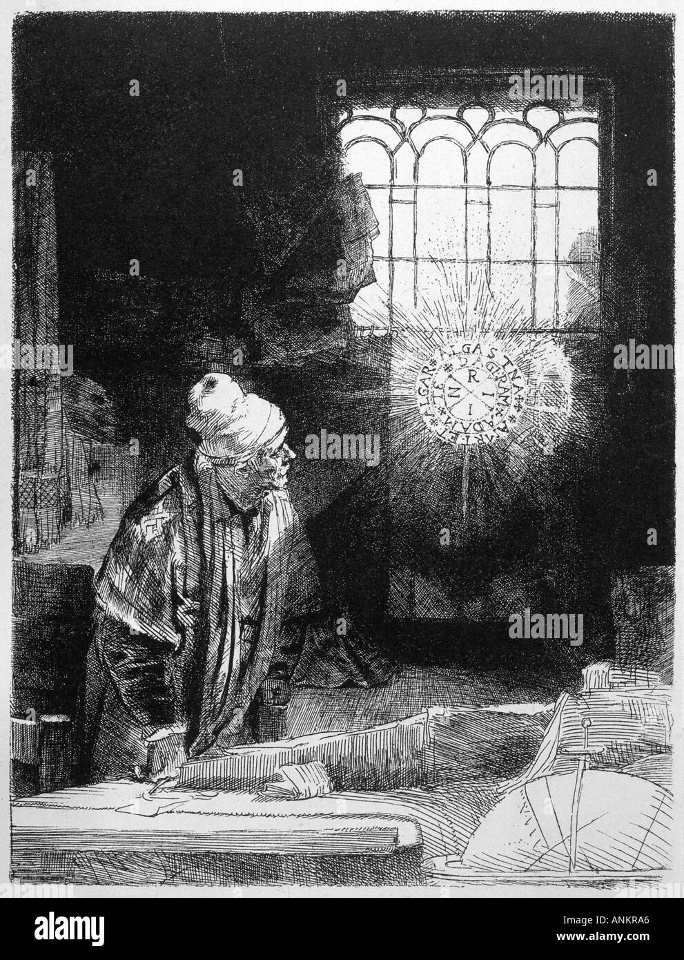 Magician At Work Stock Photo - Alamy