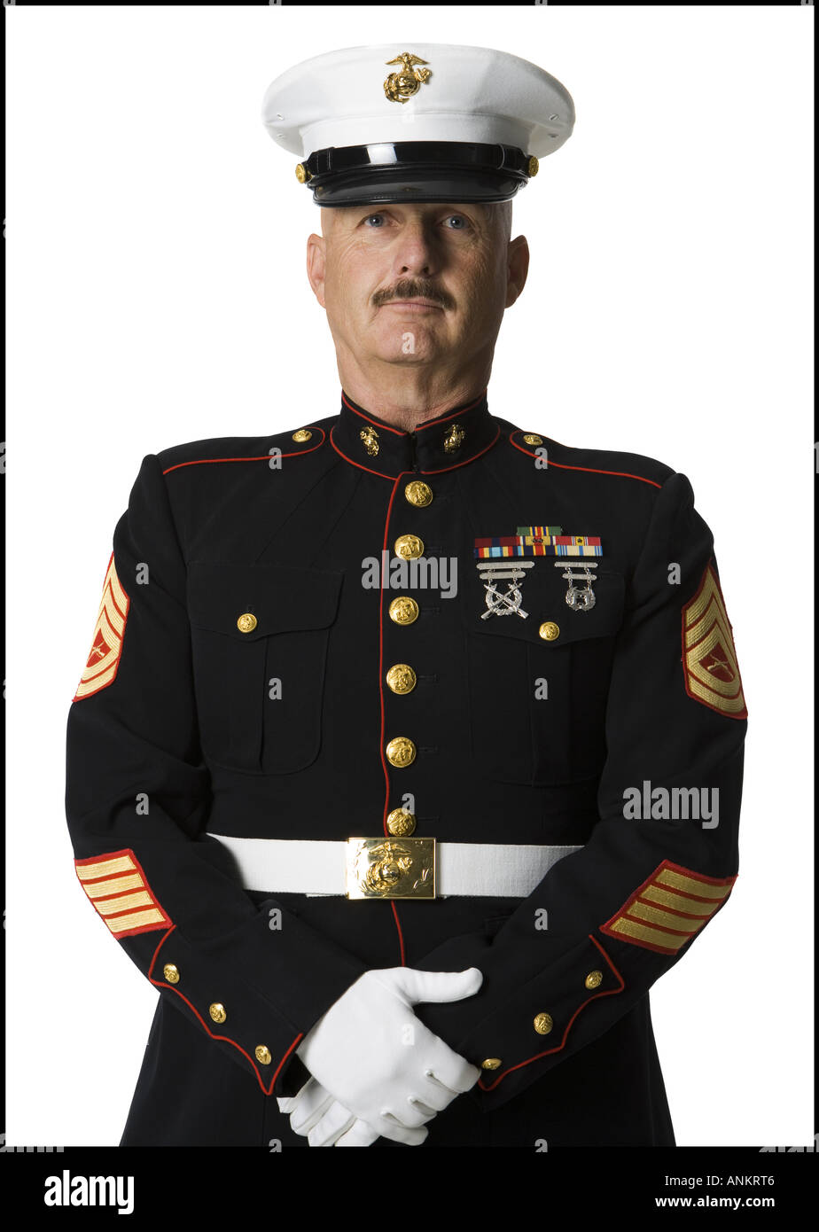 Officer mustache studio hi-res stock photography and images - Alamy