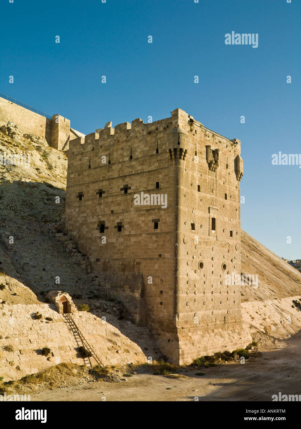 bastion, Citadel, Aleppo, Syria Stock Photo - Alamy