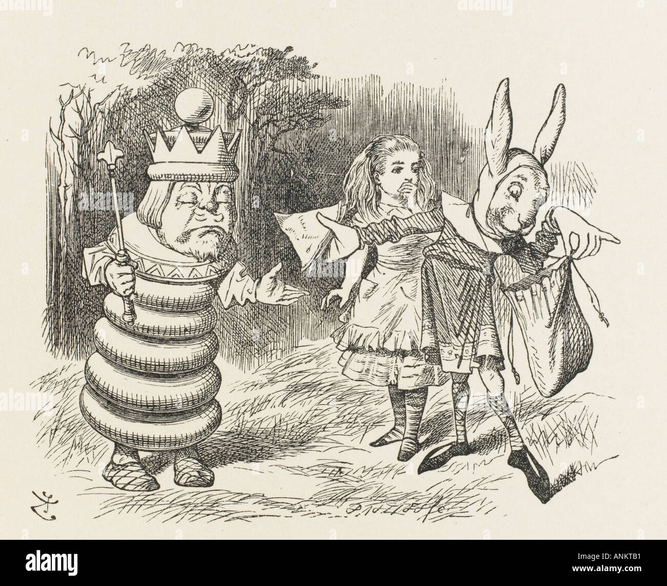 White rabbit alice hi-res stock photography and images - Alamy