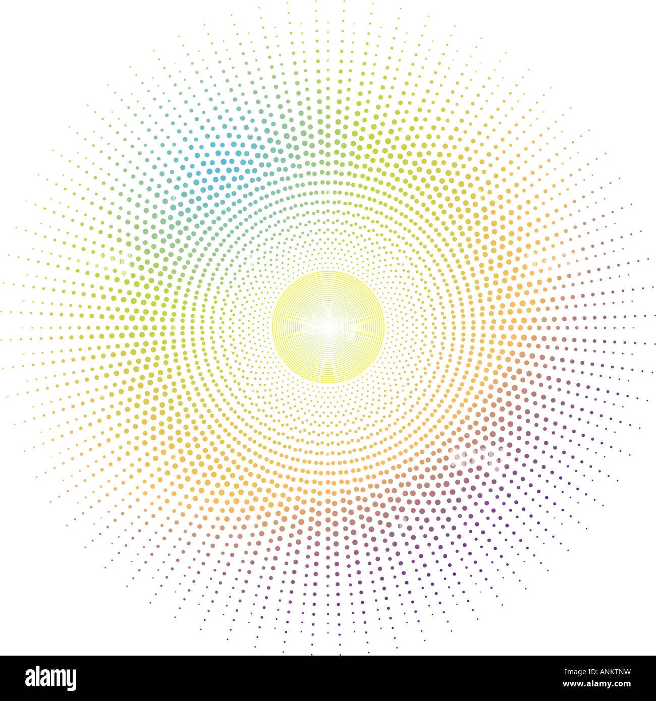 inca inspired sun design in rainbow colours with a circular design ...