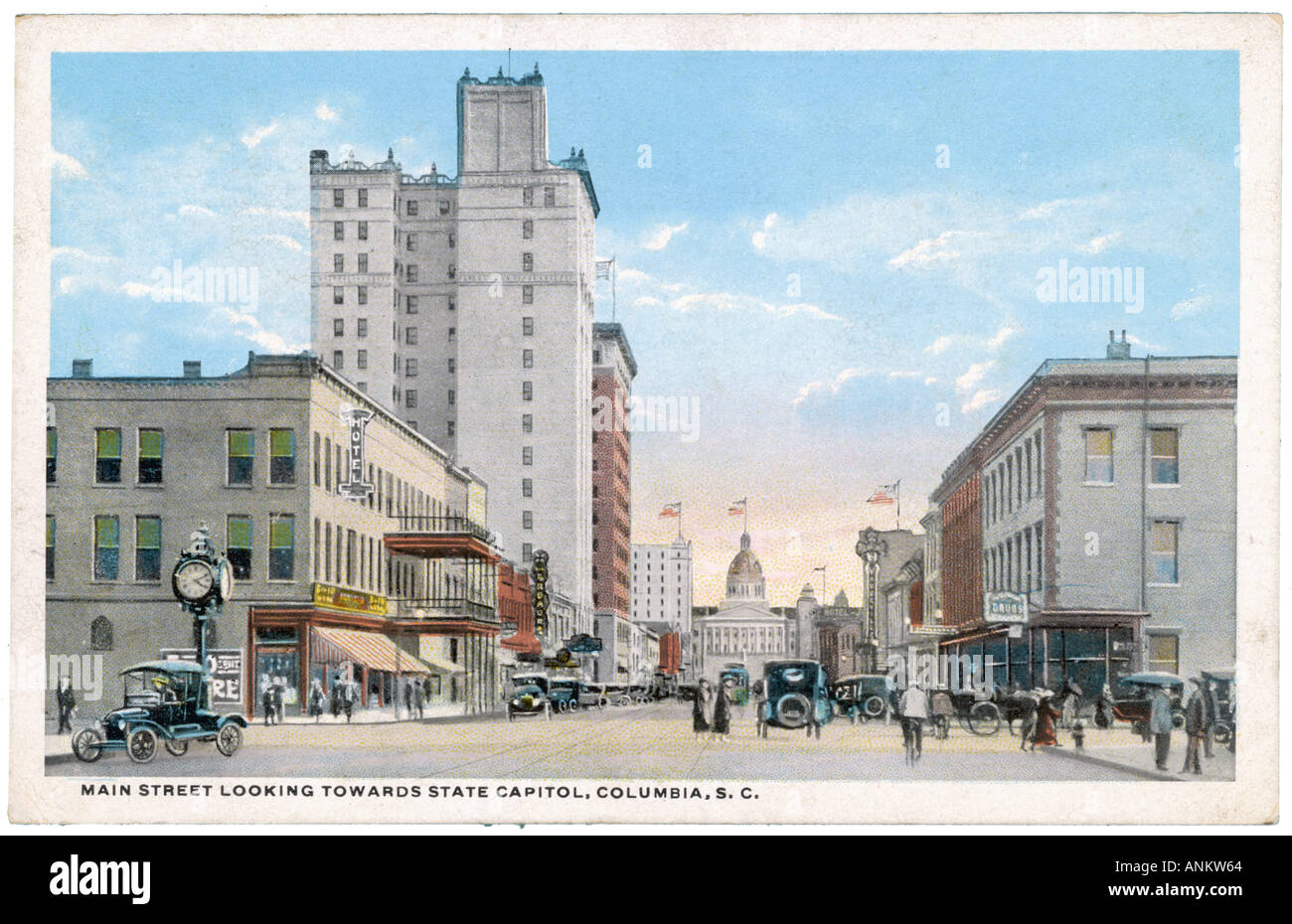 Usa Columbia Main Street Stock Photo - Alamy