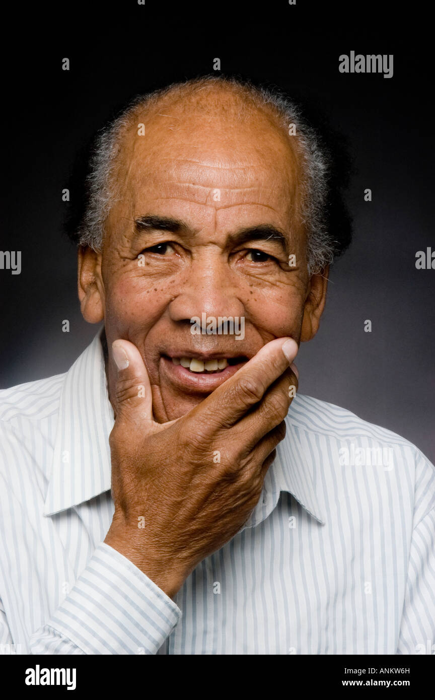 Old african american man grey hi-res stock photography and images - Alamy