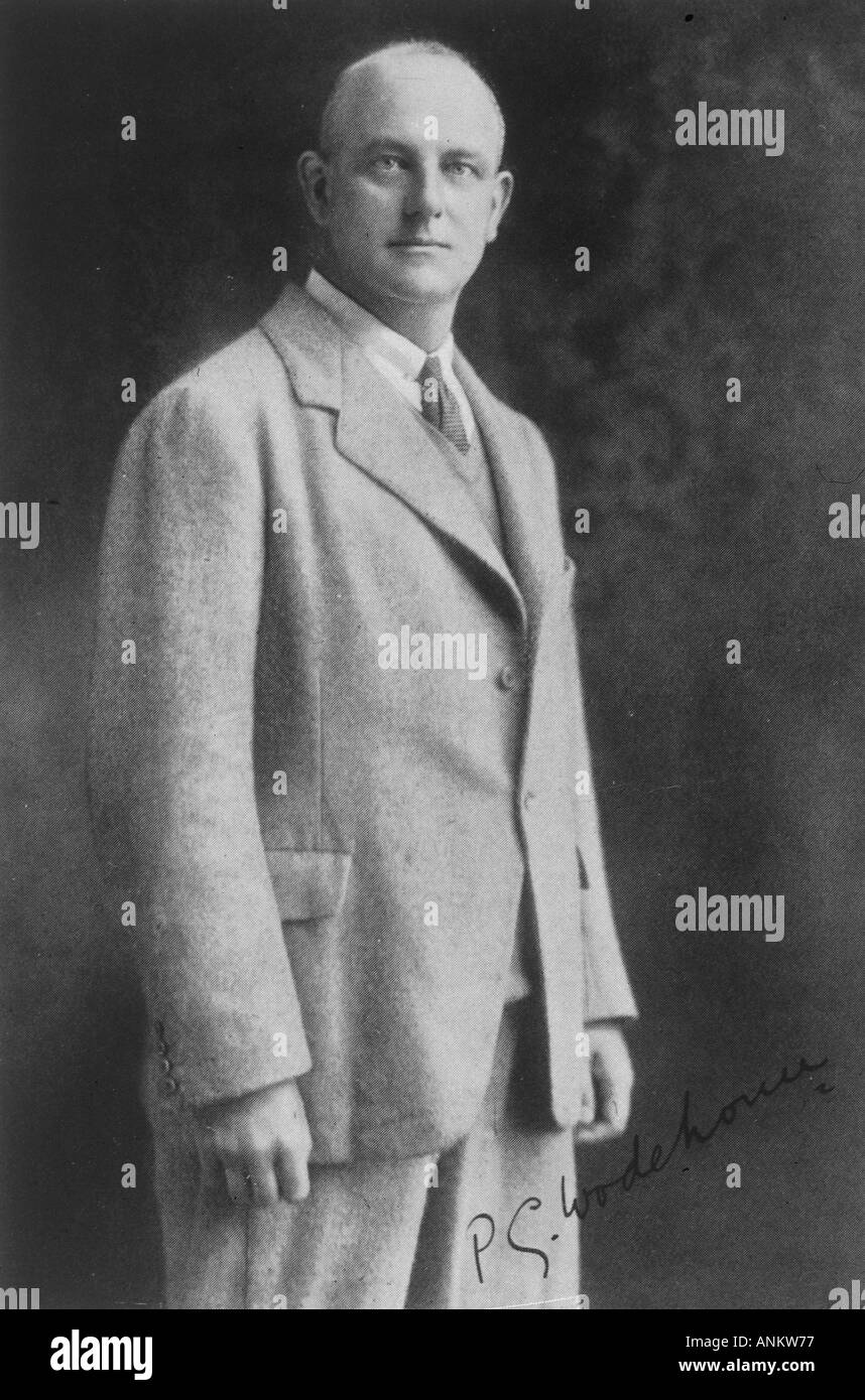 P G Wodehouse Stock Photo - Alamy